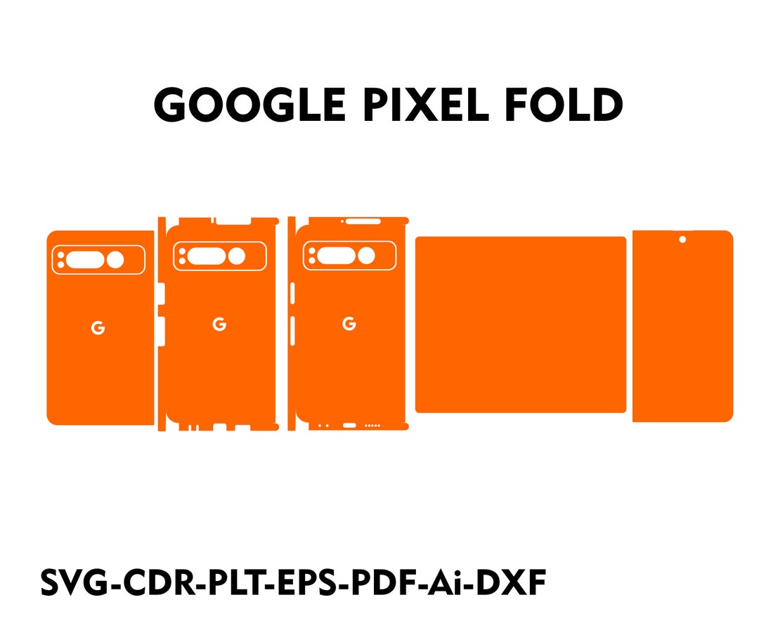 Google Pixel Fold Skin Template Vector File - Etsy
