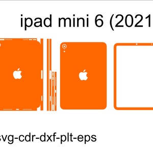 IPad Mini 6 2021 Skin Template Vector - Etsy