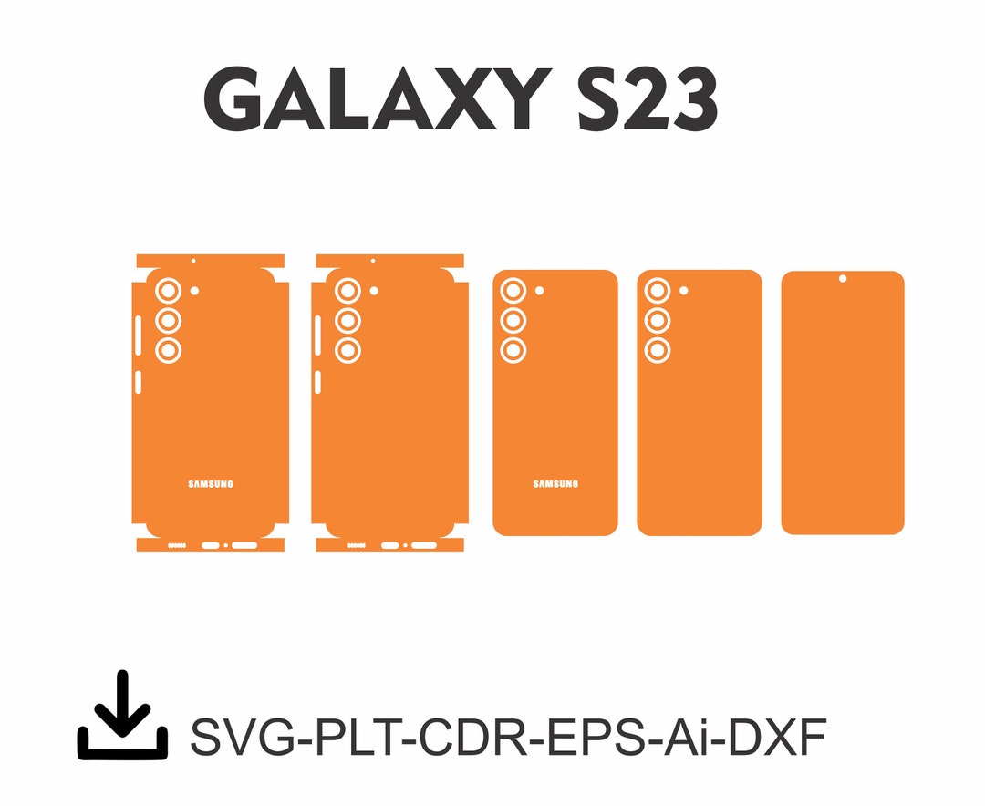 Samsung Galaxy S23 Skin Template Vector - Etsy