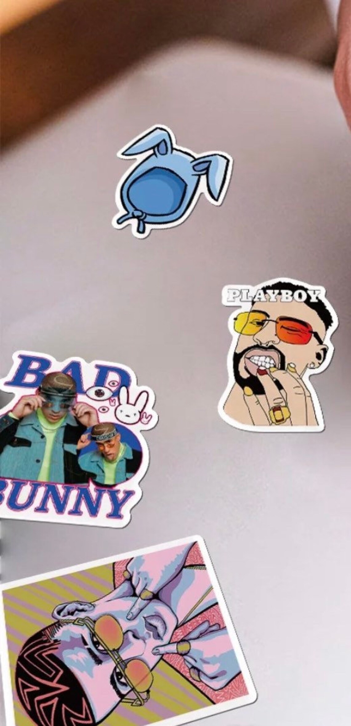Bad Bunny Stickers Bad Bunny Singer Bad Bunny Laptop - Etsy