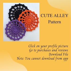 Crochet Spider Web Coaster Pattern: Halloween Decor (PDF Pattern) - Etsy