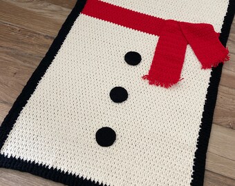 Snowman Blanket - Etsy