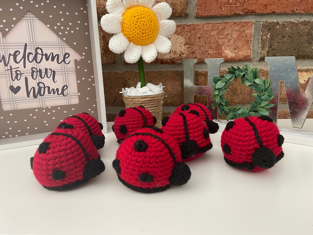 Crochet Ladybug / Miraculous Ladybug Gift for Her Summer Decor Tiered ...