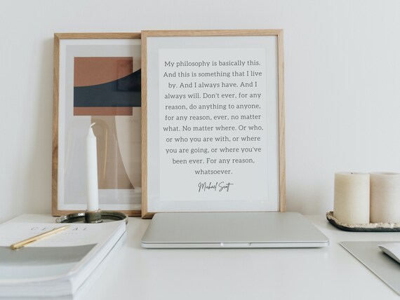The Office Quote Digital Print Wall Art Printable TV | Etsy