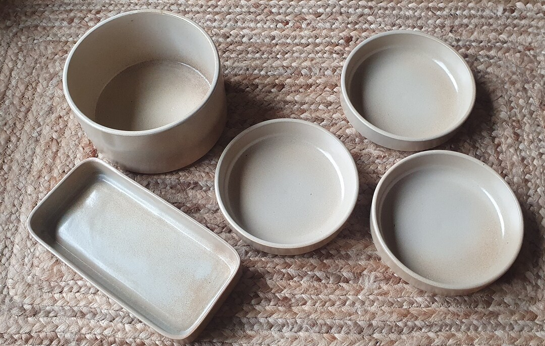 Set of Stoneware Containers - Etsy