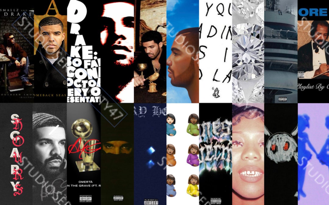 Drake Albums Png Digital File - Etsy