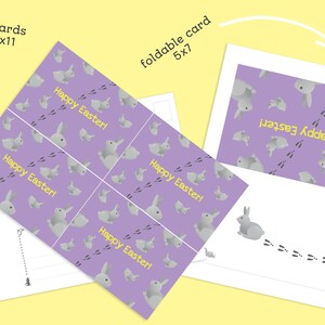Printable Easter Card, Digital Postcard, Easter Greeting Card, Easter ...