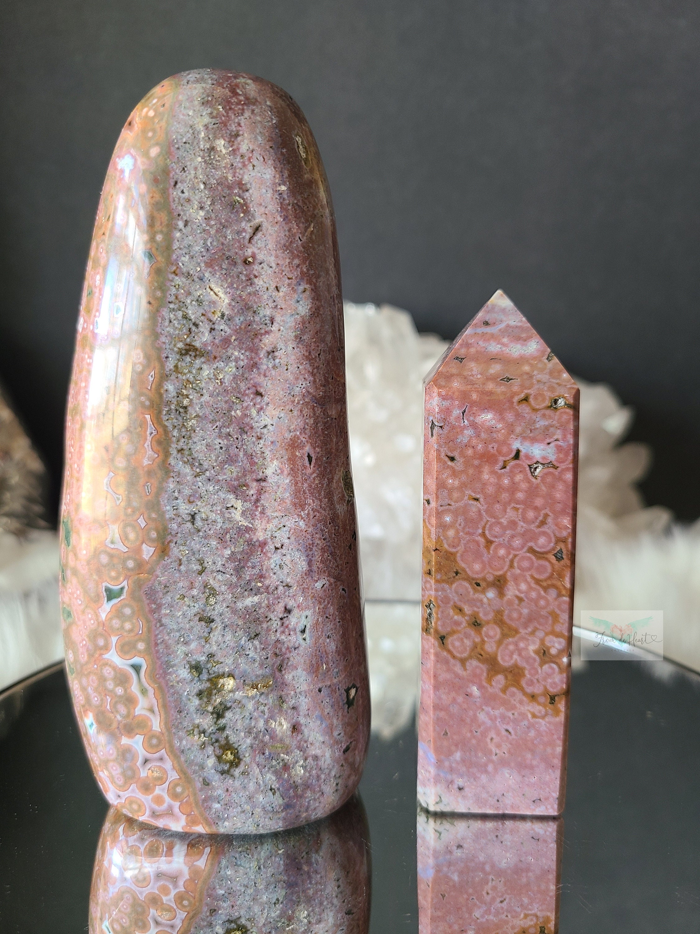 Ocean Jasper Freeform, Veinless Ocean Jasper, Old Stock Ocean Jasper ...