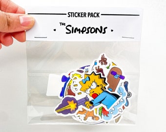 The Simpsons Sticker Pack (50pc) - Etsy