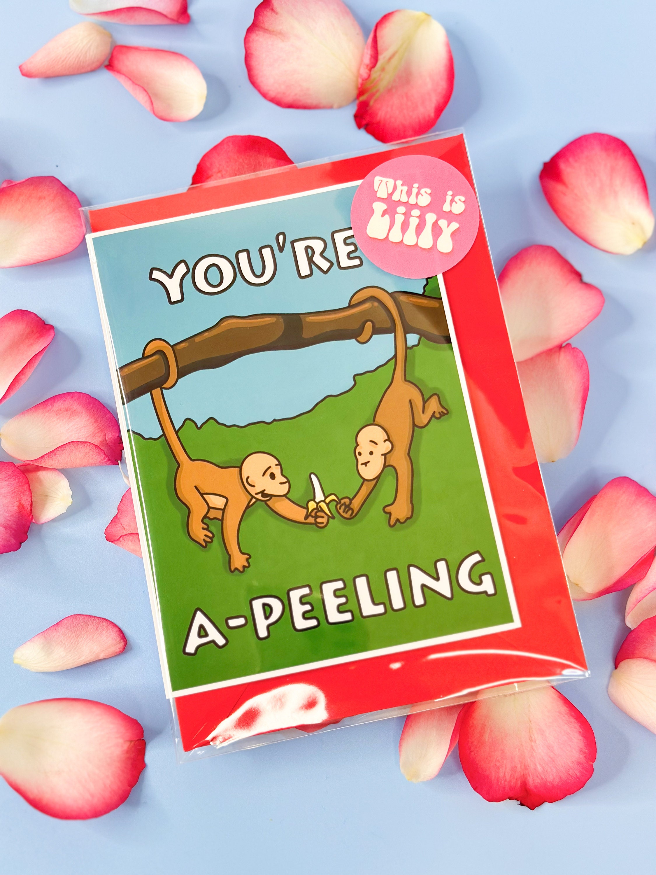 You're A-peeling Monkeys the Simpsons Fan Art Romantic Birthday ...