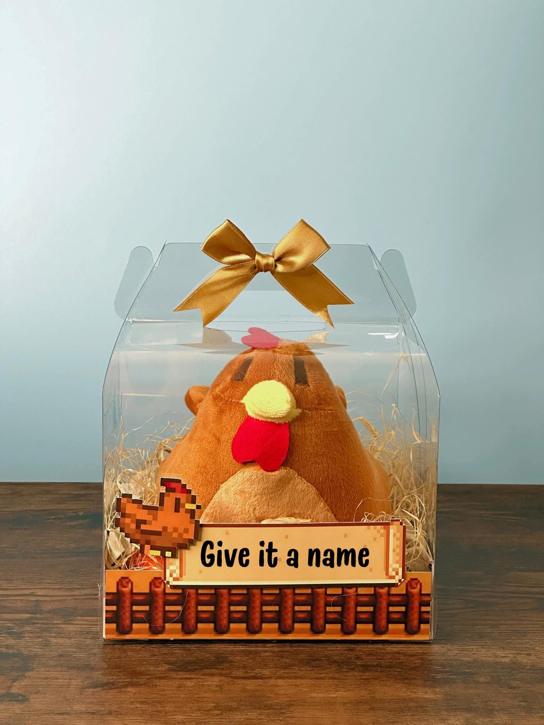 Stardew Valley Chicken Plush - Handmade Box - Chicken Pillow Plush ...