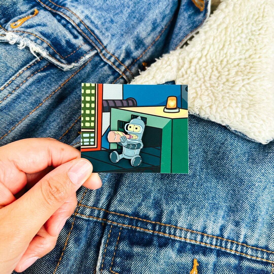 Baby Bender Enamel Pin Badge - Futurama - Funny Meme - Collectible ...