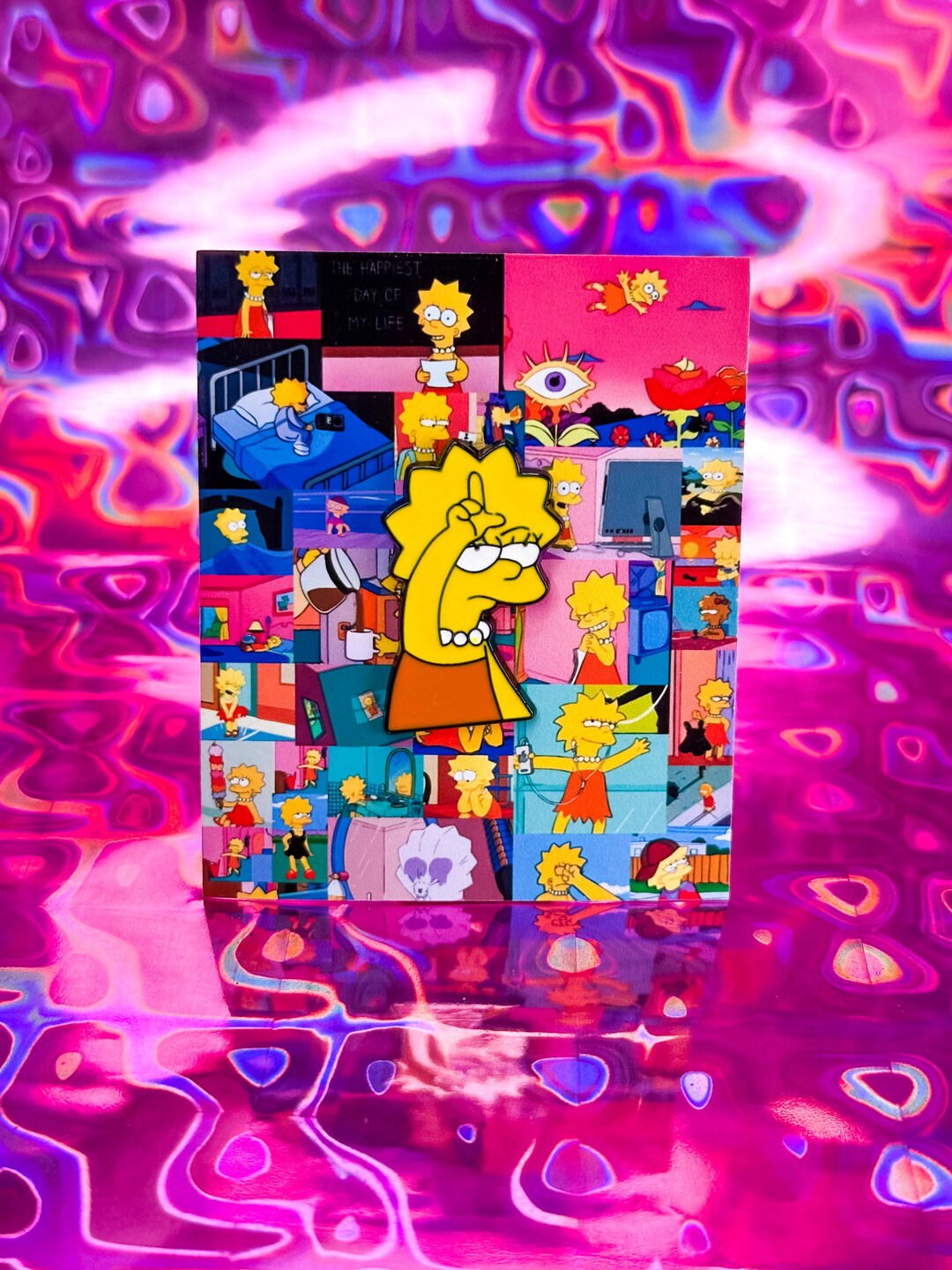 The Lisa Simpson Loser Pin - the Simpsons Enamel Lapel Badge, Meme ...