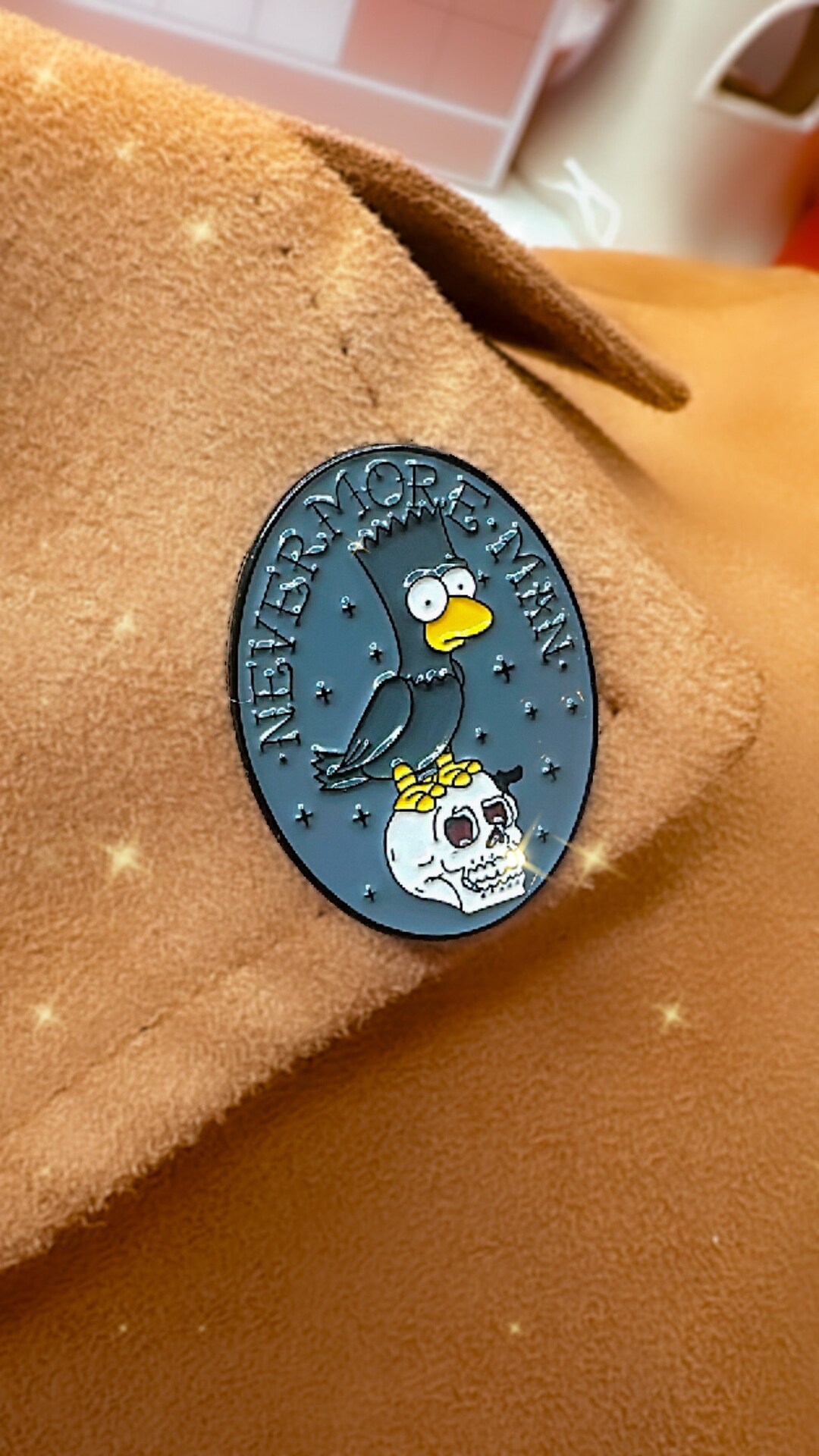 Bart Raven Enamel Pin | Treehouse of Horror | Never More | the Simpsons ...