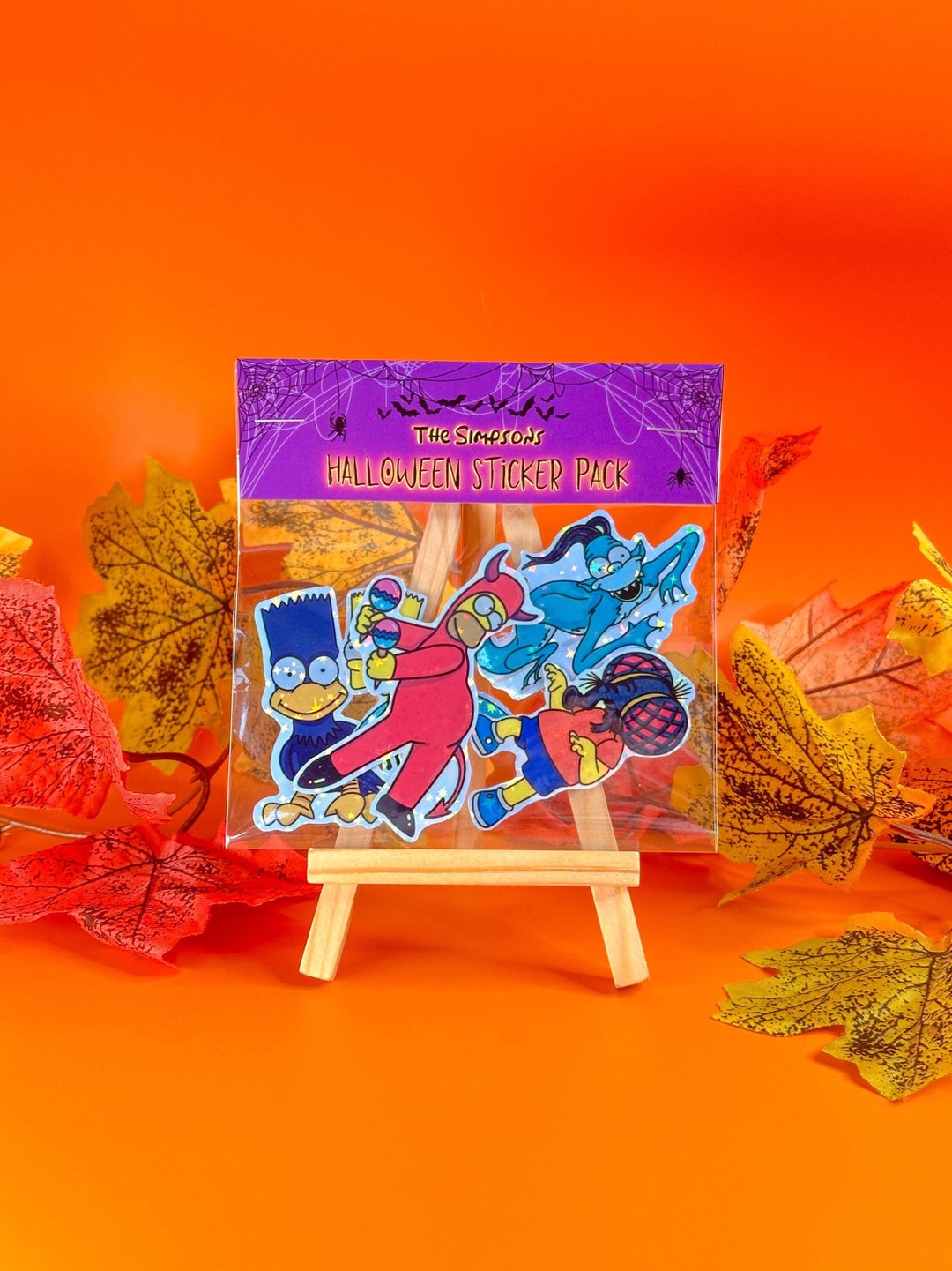 Holographic the Simpsons Sticker Pack 5 Pcs Treehouse of Horror| Pop ...