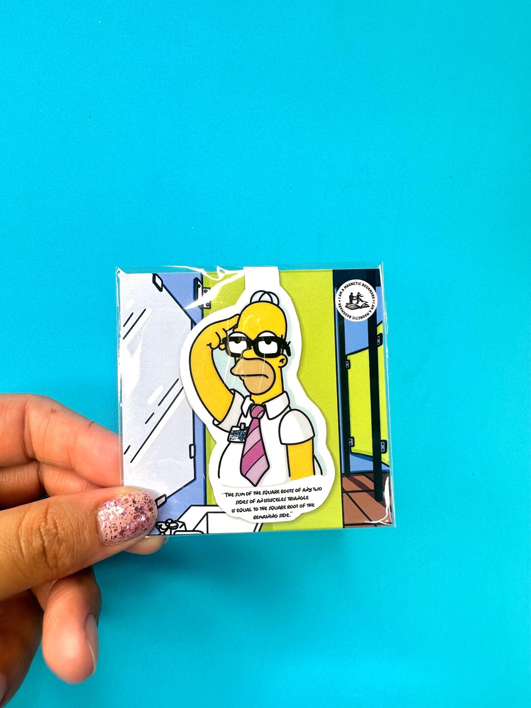 The Simpsons “smart Homer” Magnetic Bookmark | Funny Geek Gift | Pop ...