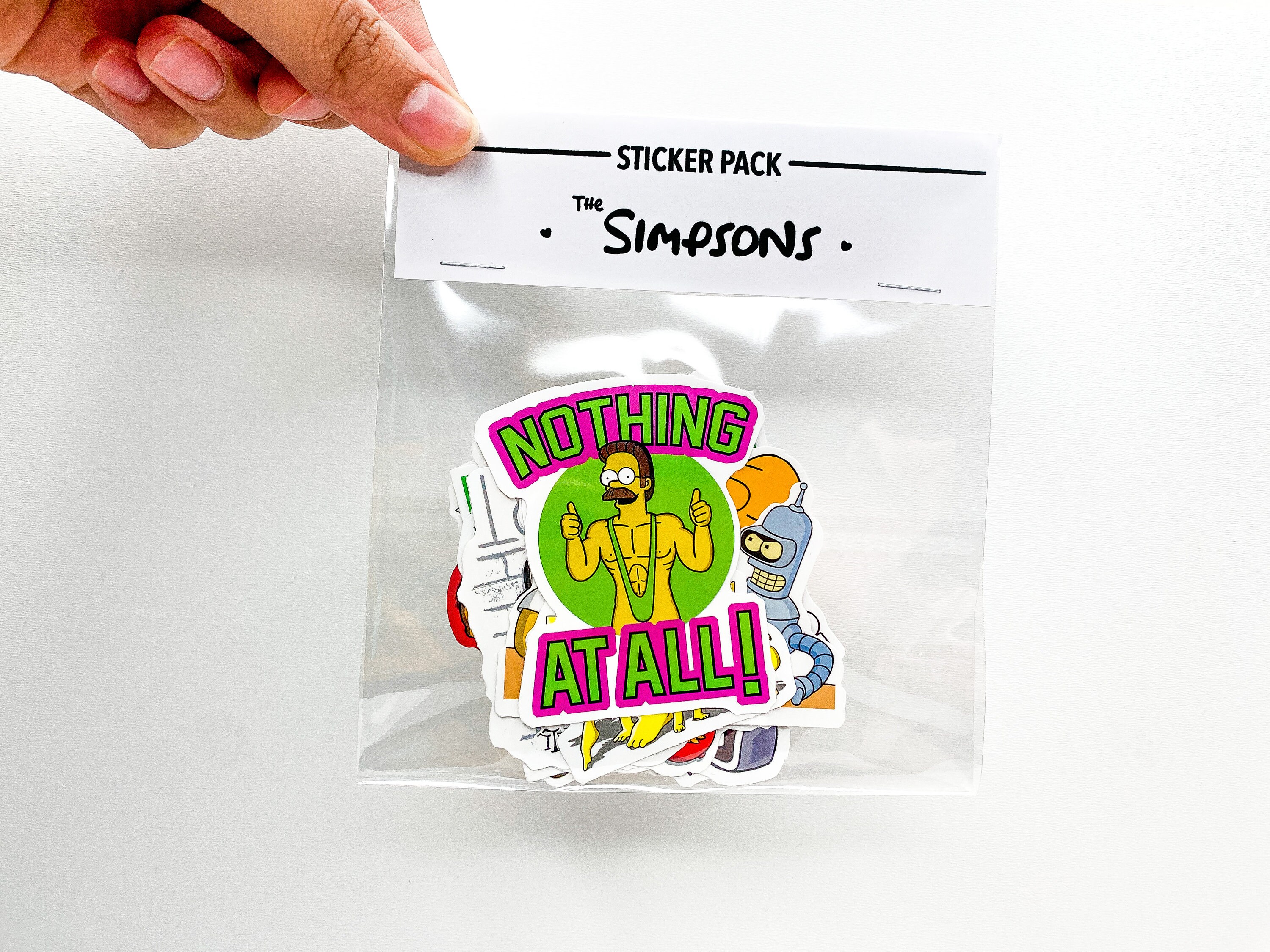 The Simpsons Sticker Pack 12 Pcs Pop Culture Family - Etsy