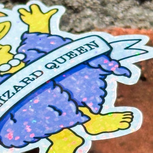 The Simpsons Holographic Sticker - Lisa "the Lizard Queen" Sticker ...