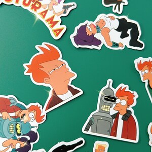 Futurama Sticker Pack 12 Pcs - Waterproof Sticker Pack - for Laptops ...