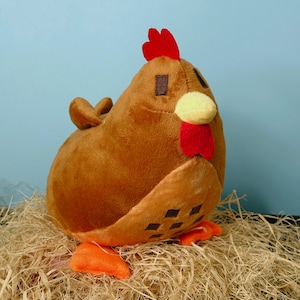 Stardew Valley Chicken Plush - Handmade Box - Chicken Pillow Plush ...