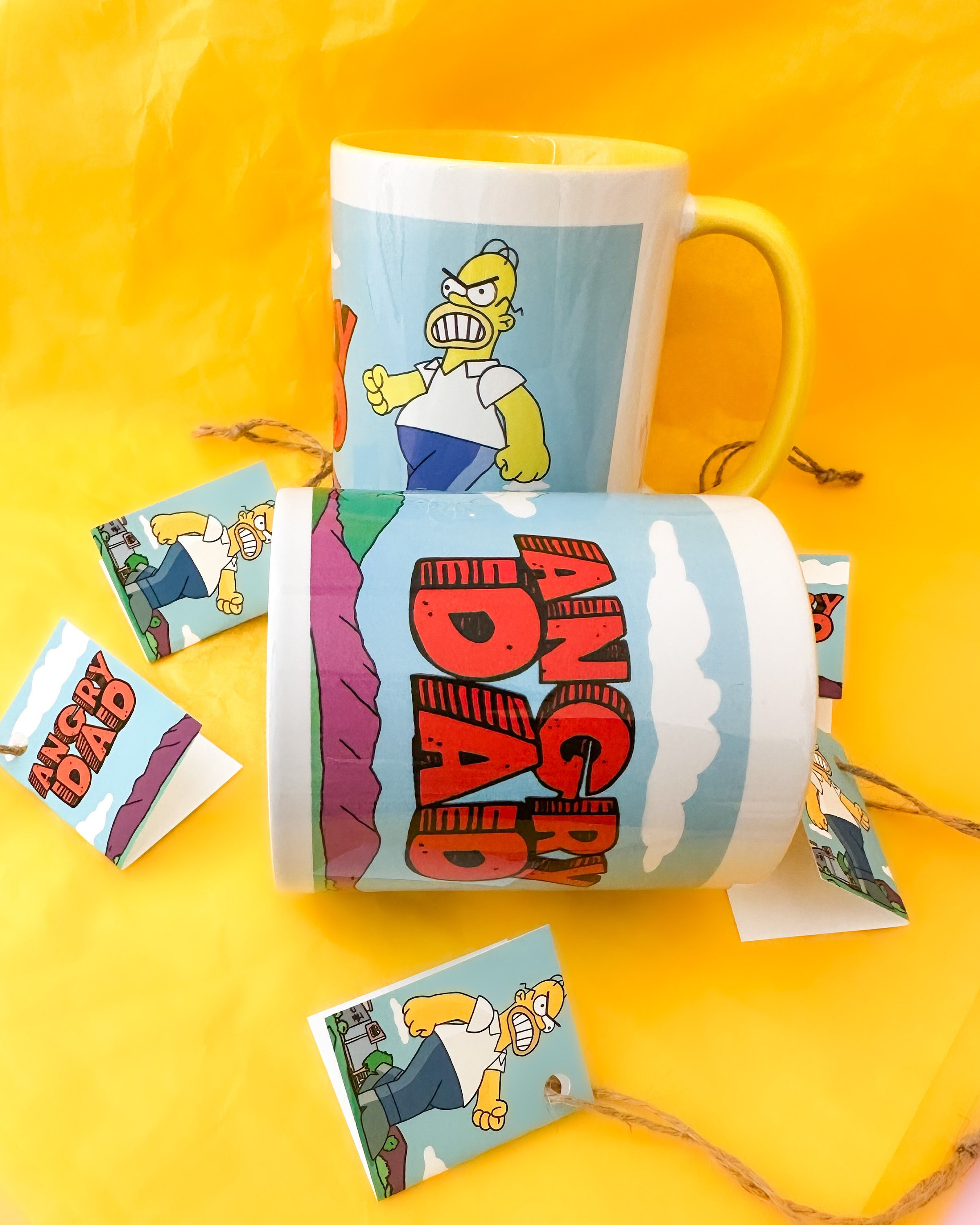 Angry Dad Simpsons Mug - the Simpsons - Father's Day Gift - Gifts for ...