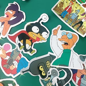 Futurama Sticker Pack 12 Pcs - Waterproof Sticker Pack - for Laptops ...