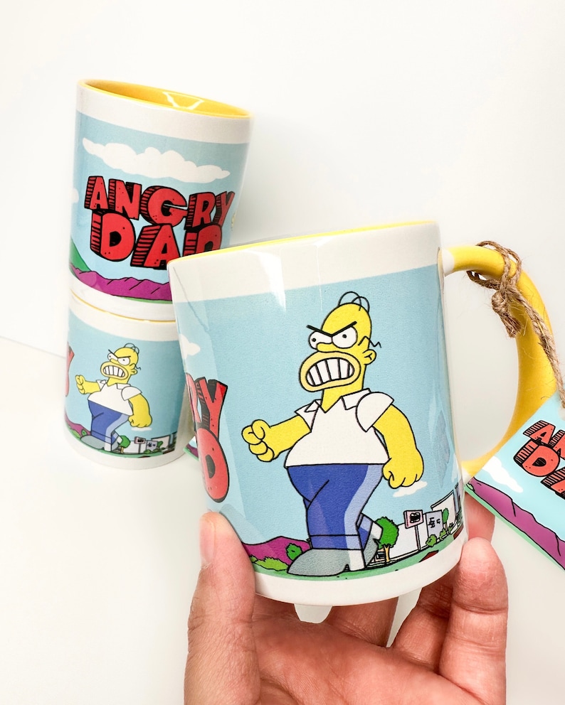 Angry Dad Simpsons Mug - the Simpsons - Father's Day Gift - Gifts for ...