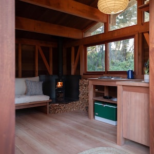 12x16 Small Cabin Plans - 200 Sqft Shed Plans - Tiny House - Studio ...
