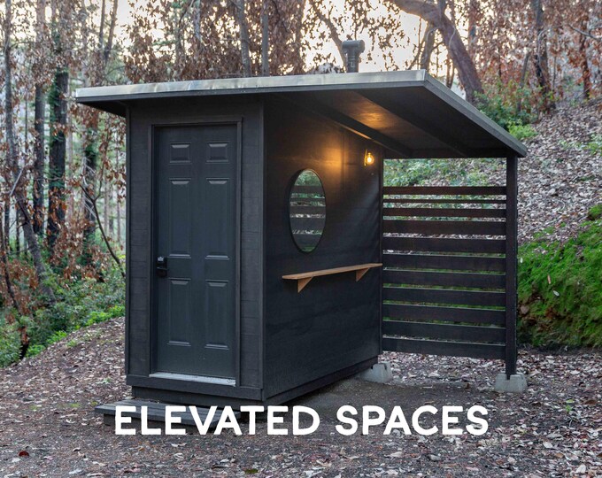 Rustic Wood Outhouse - Etsy
