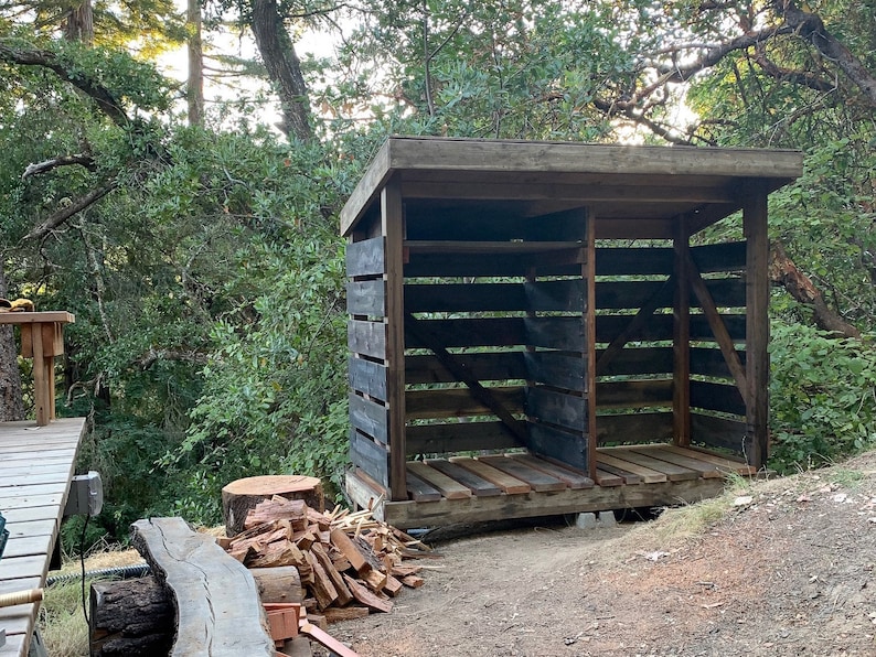 Firewood Shed Plans PDF 30 Page Step-by-step DIY Build Guide - Etsy