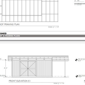 8X20 Modern Shed Plans PDF - Step-by-step Illustrated Build Guide - 3D ...