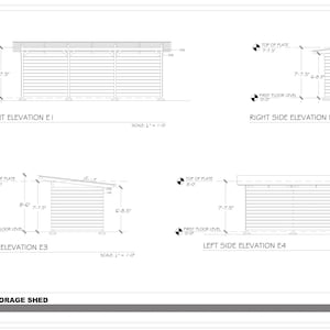 Outdoor Storage Shed Plans PDF - Step-by-step DIY Build Guide - Three ...