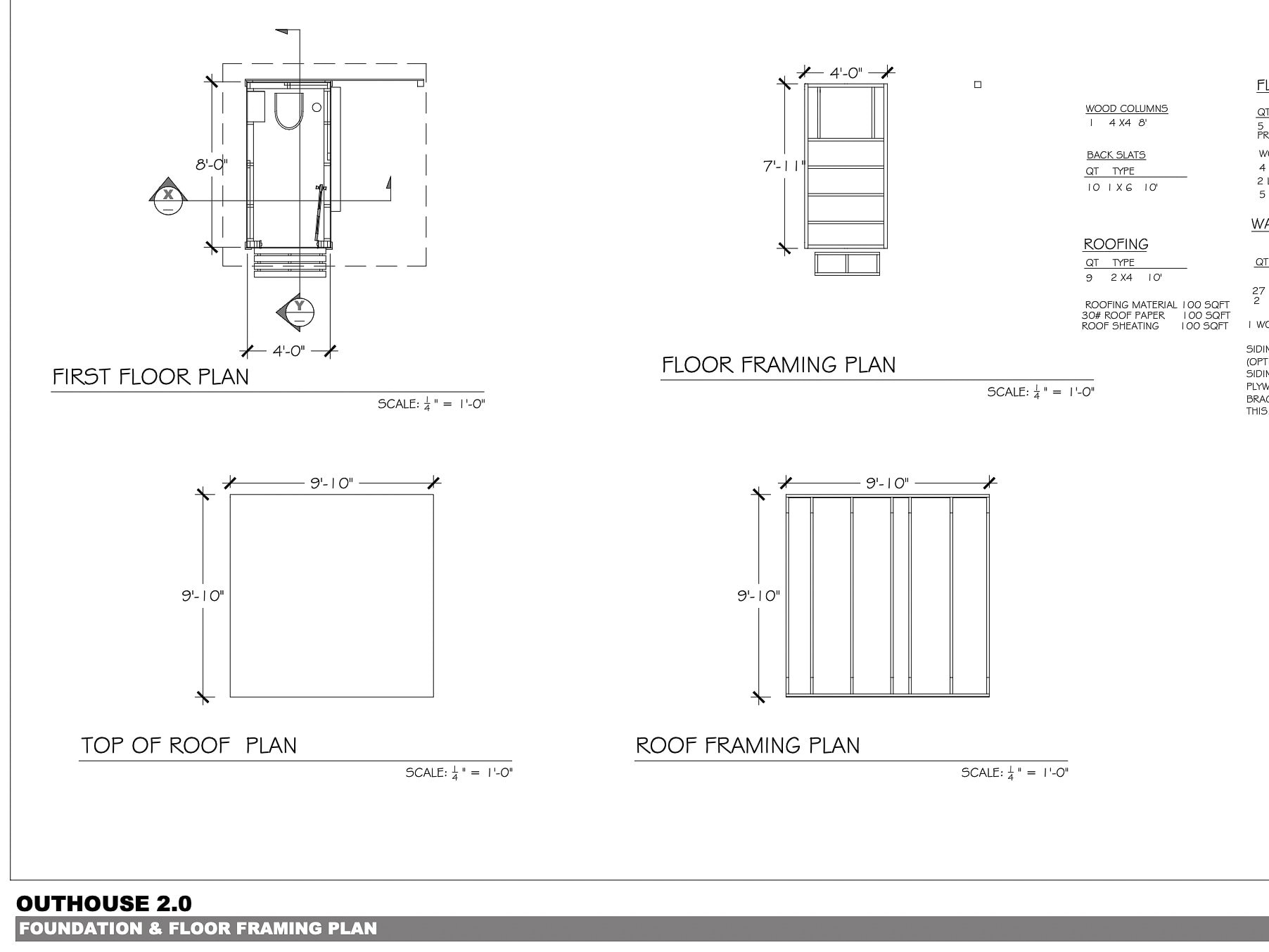 Modern Outhouse Plans PDF Shed Compost Toilet off Grid - Etsy UK