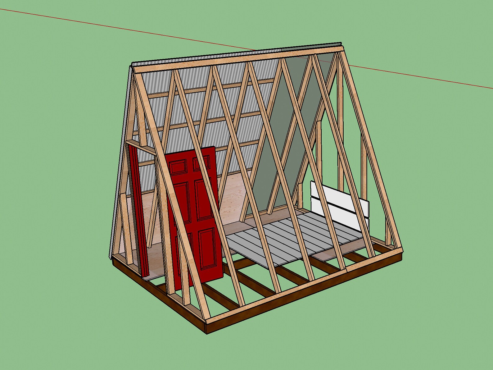 A-frame Cabin Plans PDF 10' X 12' Affordable DIY - Etsy