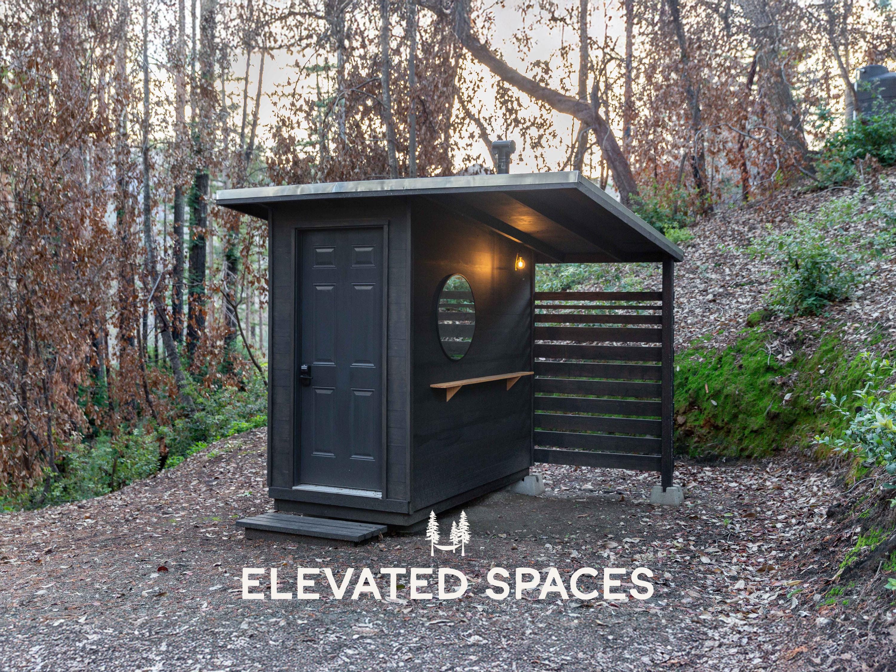 Modern Outhouse Plans PDF - Step-by-step Guide - 4X8 Ft - Shed ...