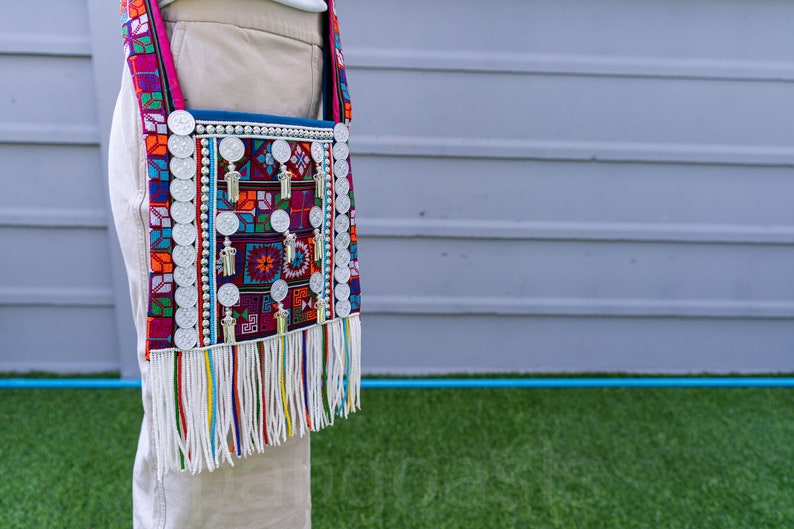 Akha Tribe Shoulder Bag Type A, Ethnic Bag. Unique Handbag Made by Akha ...