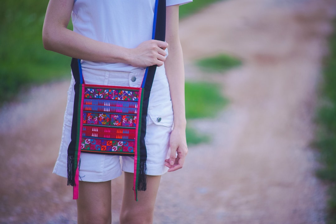 Akha Trible Sling Bag Type B, Ethnic Bag. Unique Handbag Made by Akha ...