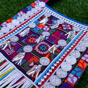 Akha Tribe Shoulder Bag Type A, Ethnic Bag. Unique Handbag Made by Akha ...