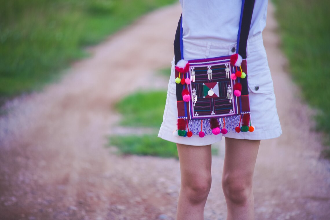 Akha Trible Sling Bag Type B, Ethnic Bag. Unique Handbag Made by Akha ...