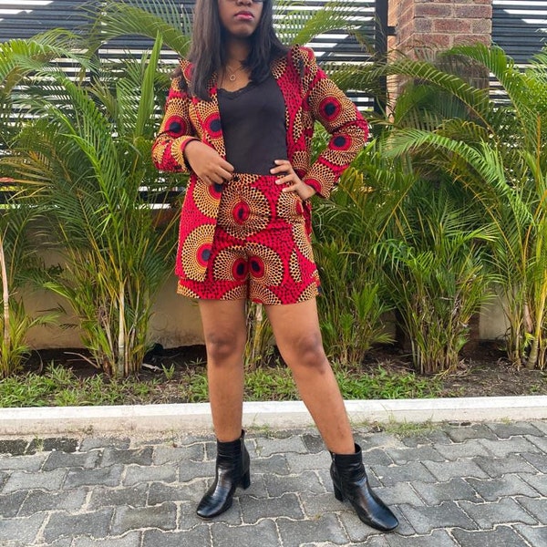 African Print Shorts - Etsy