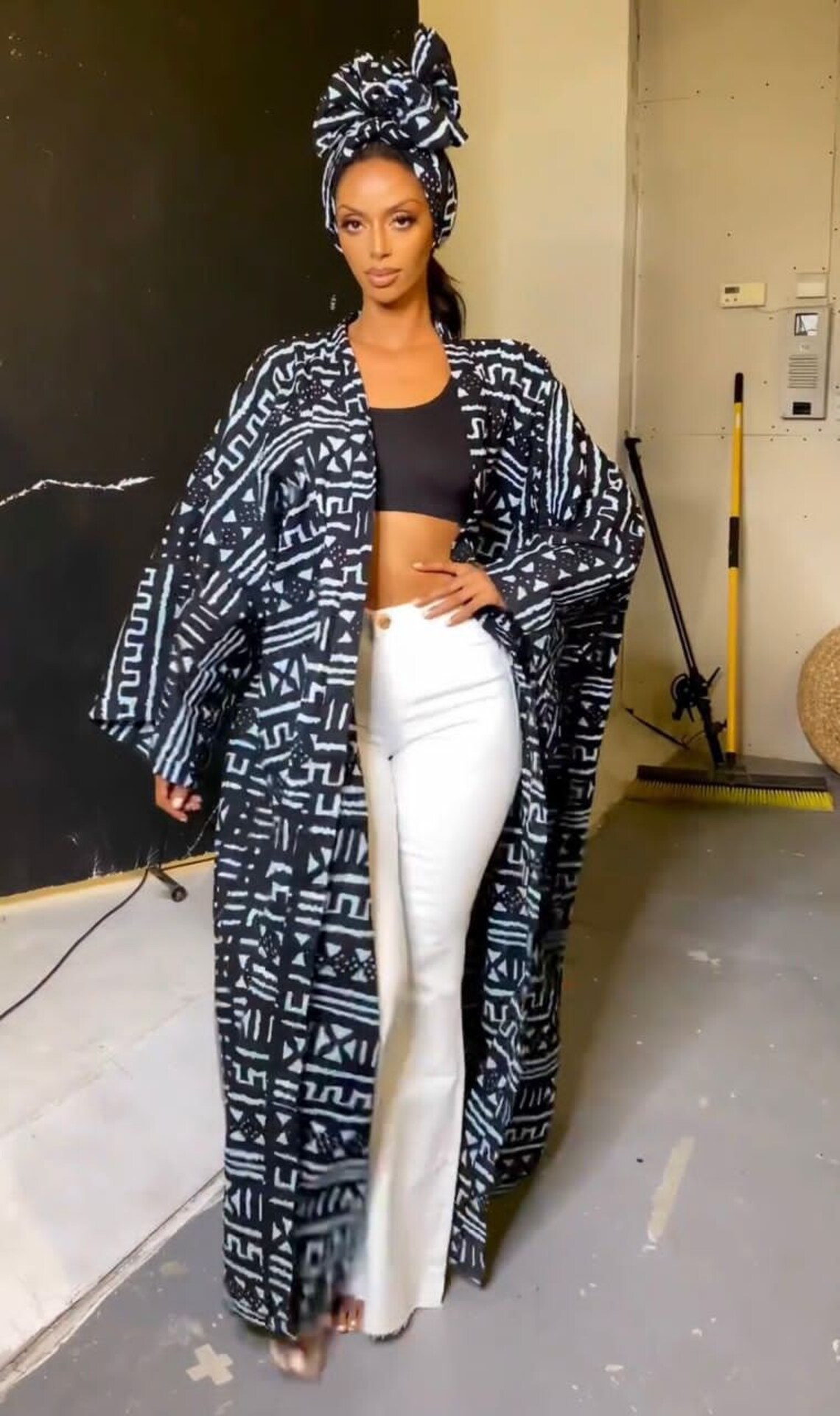 Tribal Print Duster African Print Jacket Mudcloth Jacket - Etsy