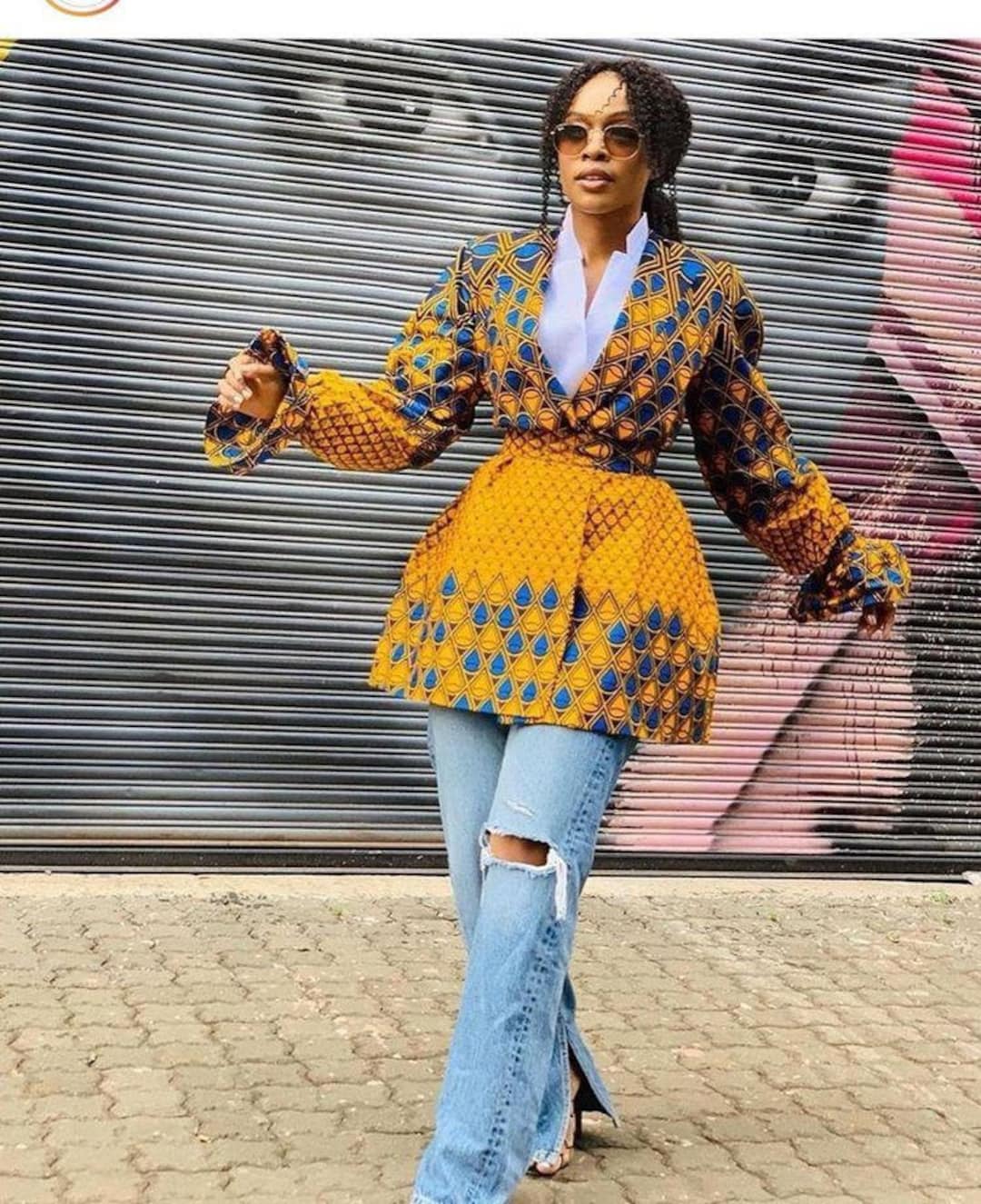 African Print Jacket for Women, African Womens Jacket, Ankara Blazer ...