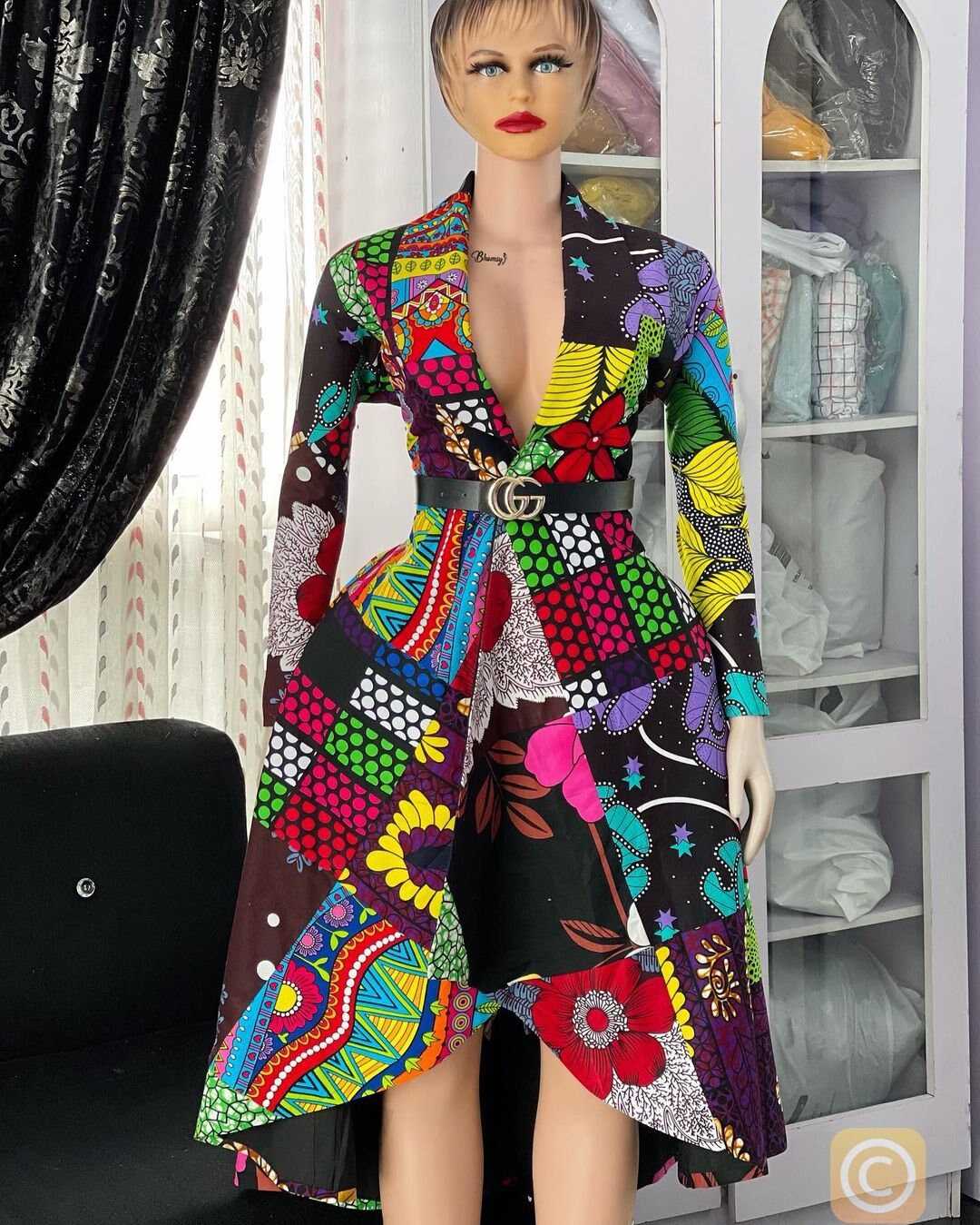 African Print Dress African Print Patchwork Dress Ankara - Etsy