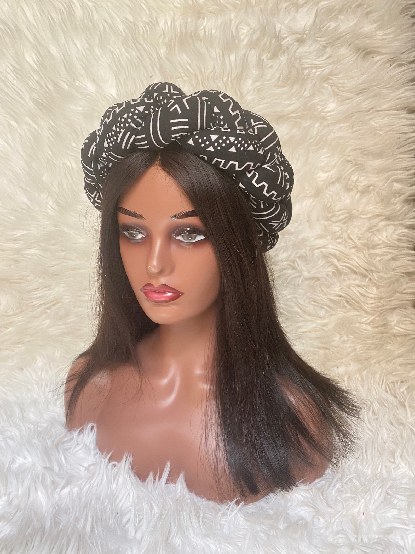 African Print Braided Headband Braided Headband Ankara | Etsy