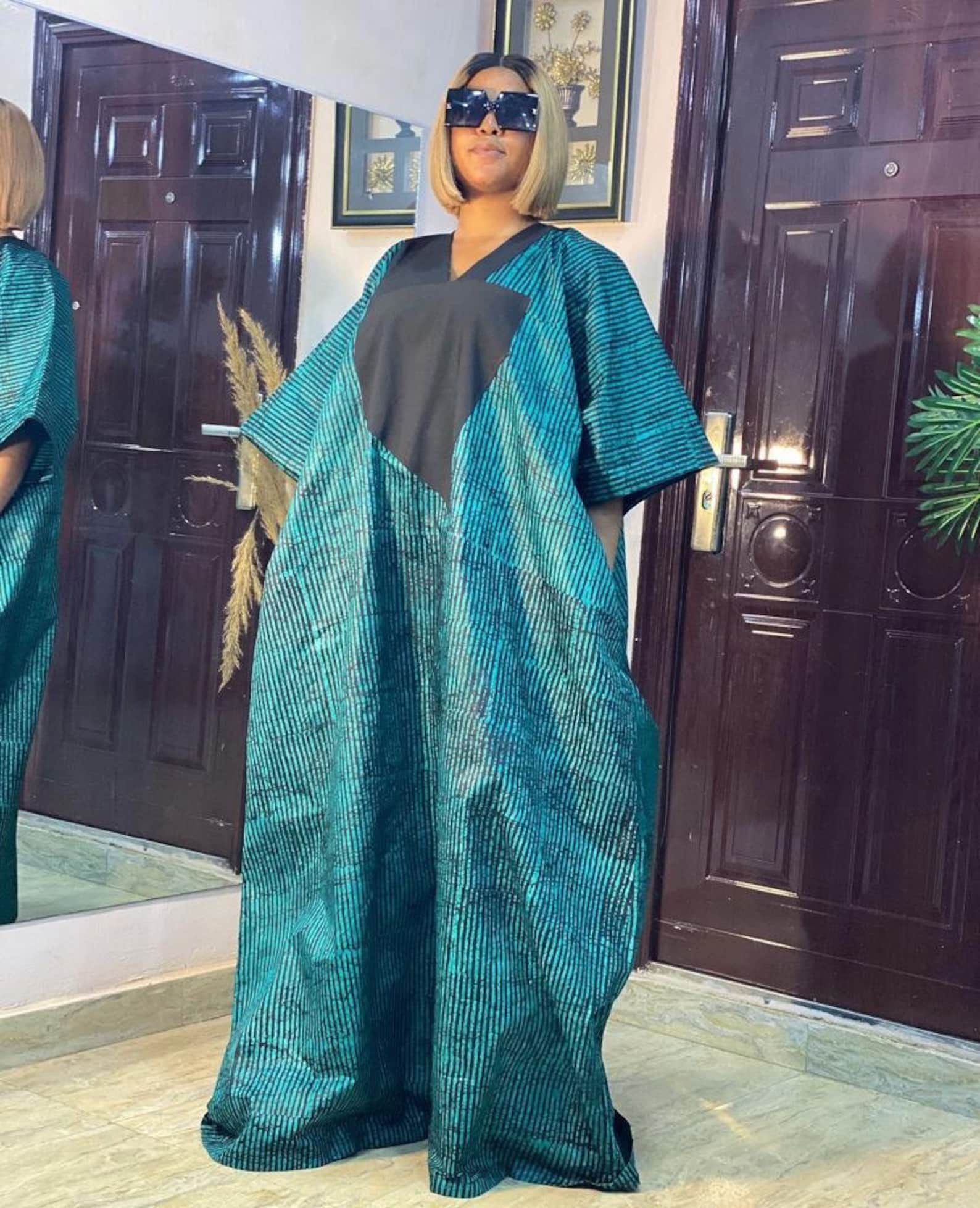 Adire Bubu Dress Boubou Dress Adire Bubu Dresses for Women | Etsy