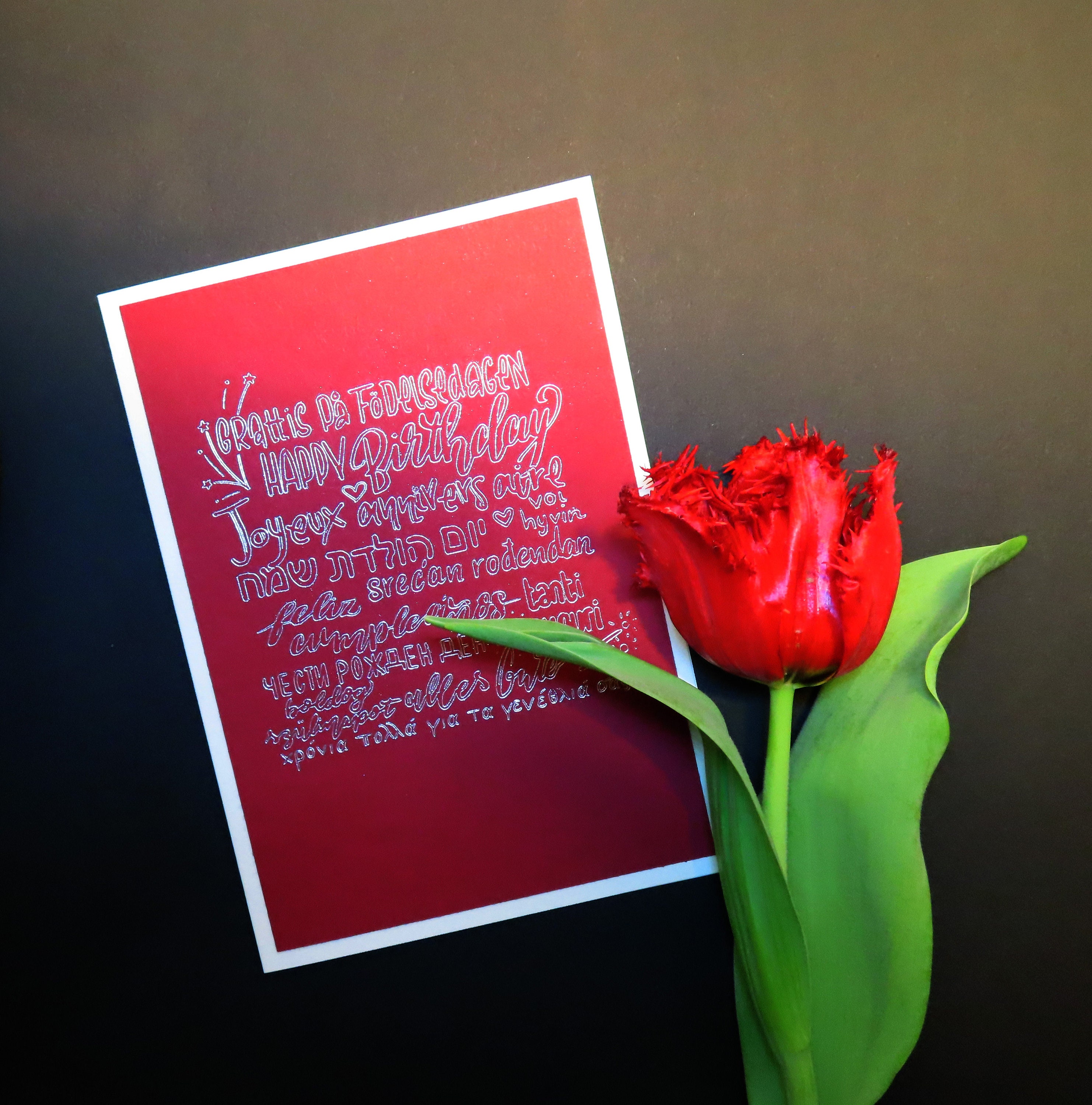 Birthday Card, Happy Birthday, Greeting Card, Birthday, Languages ...