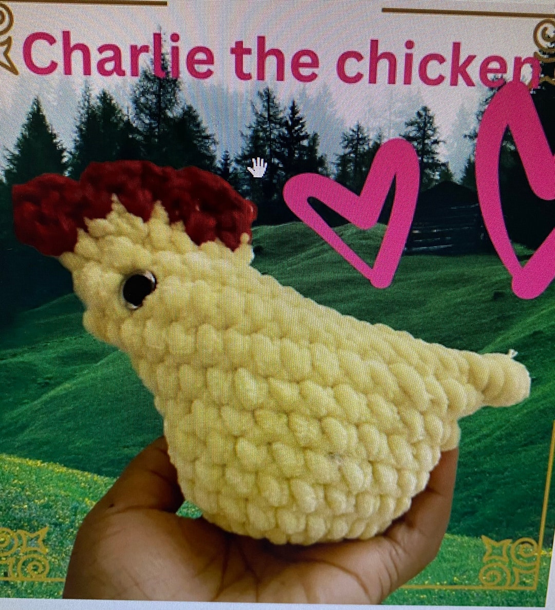 Charlie the Chicken - PDF Pattern - Etsy