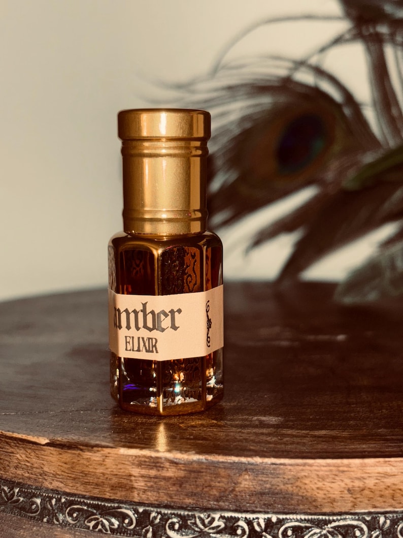 Amber Elixir Perfume Oil | Venus & Sun Correspondance (3 Ml) - Etsy