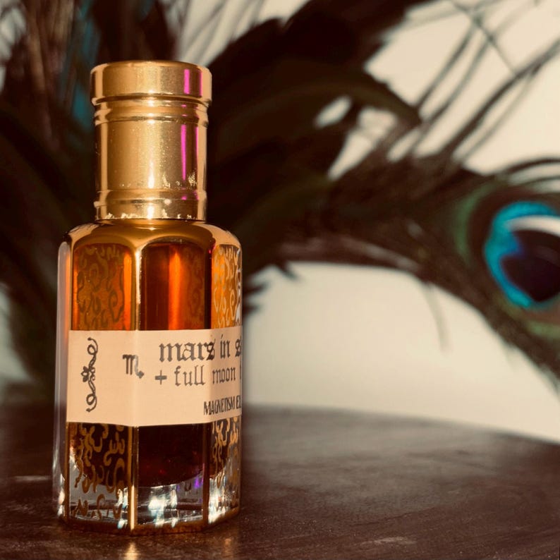 Mars in Scorpio Magnetism Elixir Oil | Ritual Perfume (12ml) - Etsy