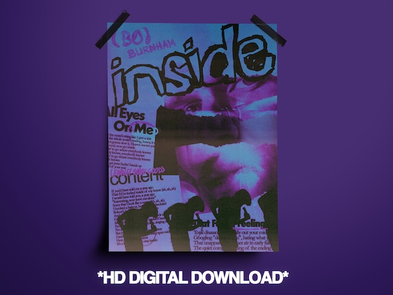 Bo Burnham 'INSIDE' Poster HD Digital Download - Etsy